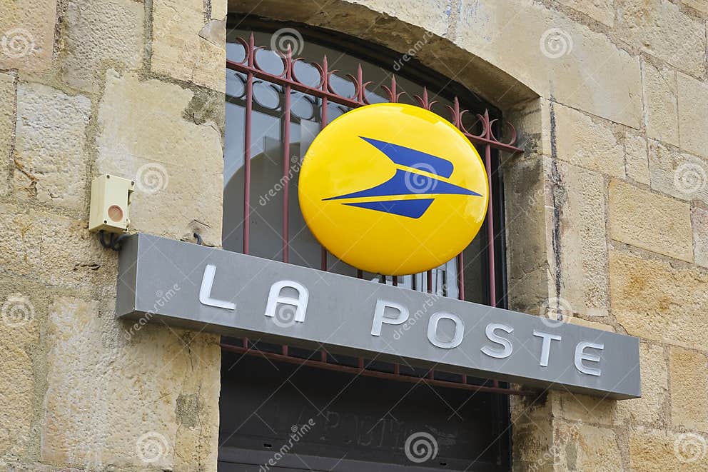 Logo of the French National Postal Services La Poste Editorial Stock ...