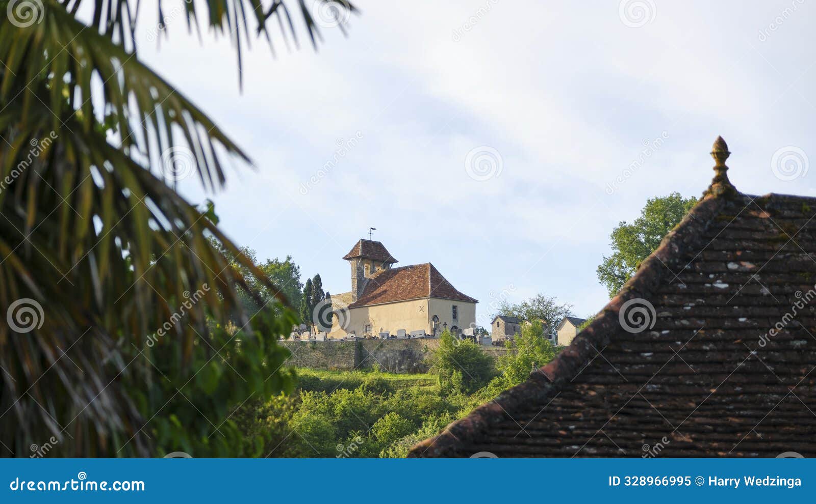View of the White Penitents Chapel in Cornac Stock Image - Image of ...