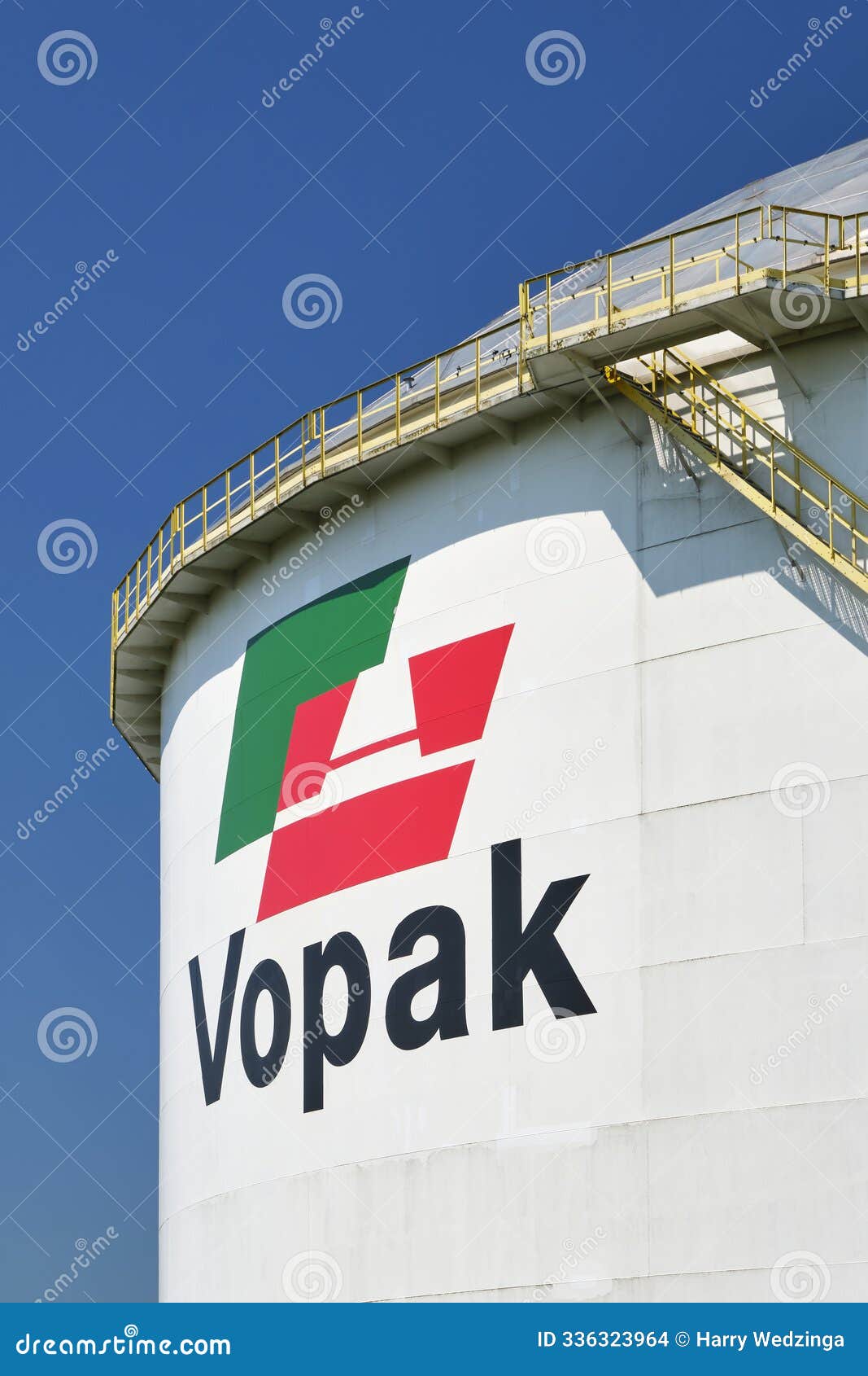 Vopak Logo on a Storage Tank in the Netherlands Editorial Stock Image ...