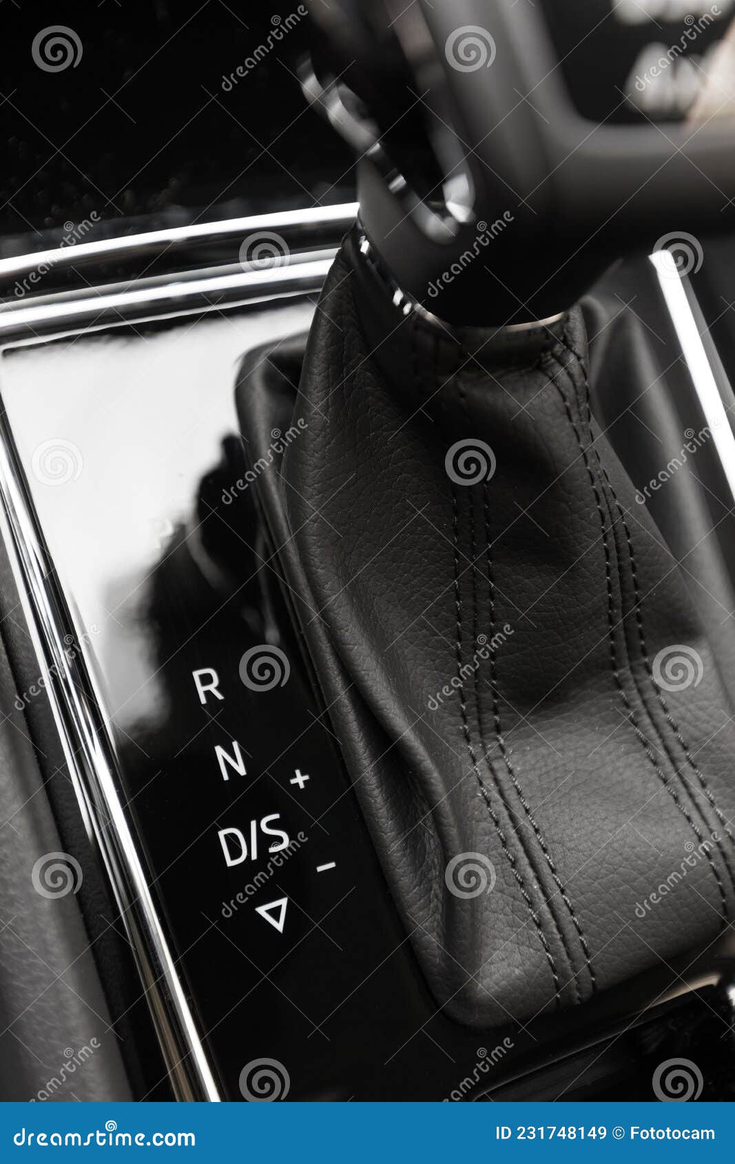 Dsg Automatic Transmission Car Interior Stock Image - Image of auto ...