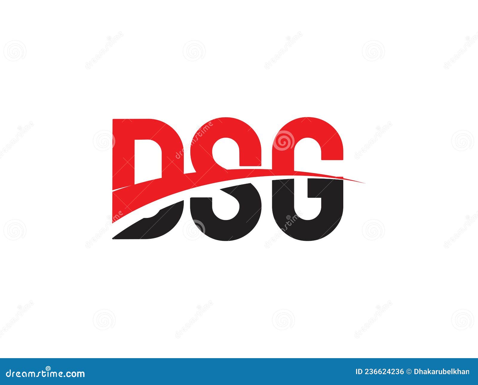 DSG Letter Initial Logo Design Vector Illustration Stock Vector ...
