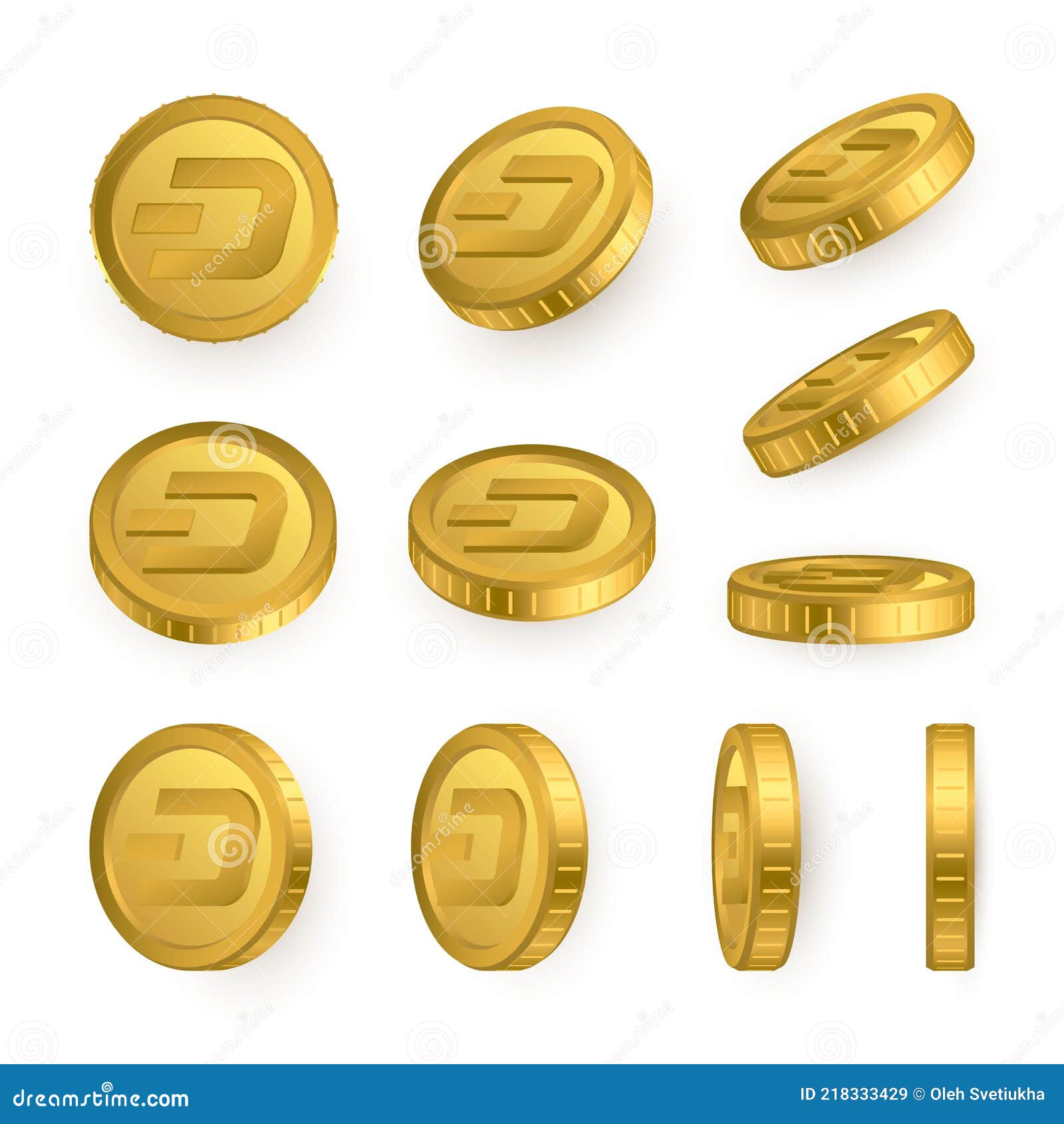 Dash Vector Symbol With Cryptocurrency Themed Background Design ...