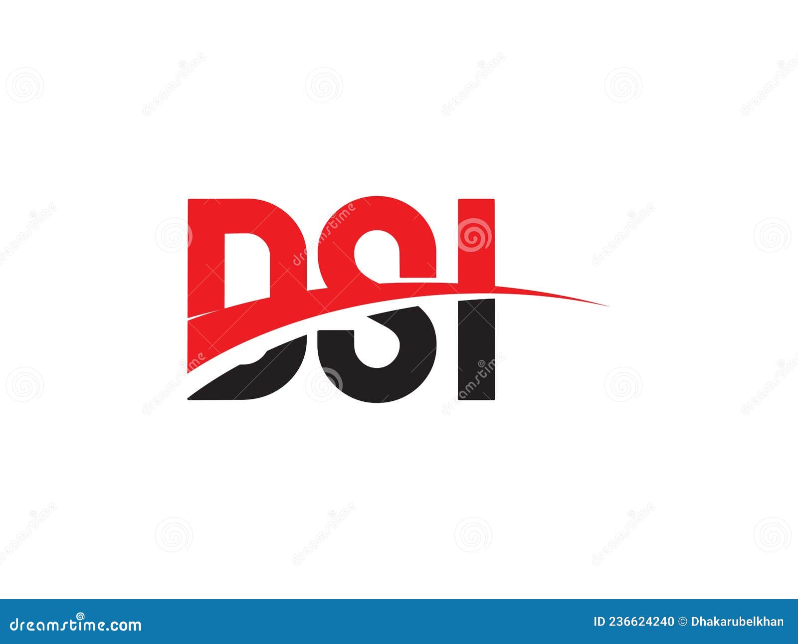 DSI Letter Initial Logo Design Vector Illustration Stock Vector ...