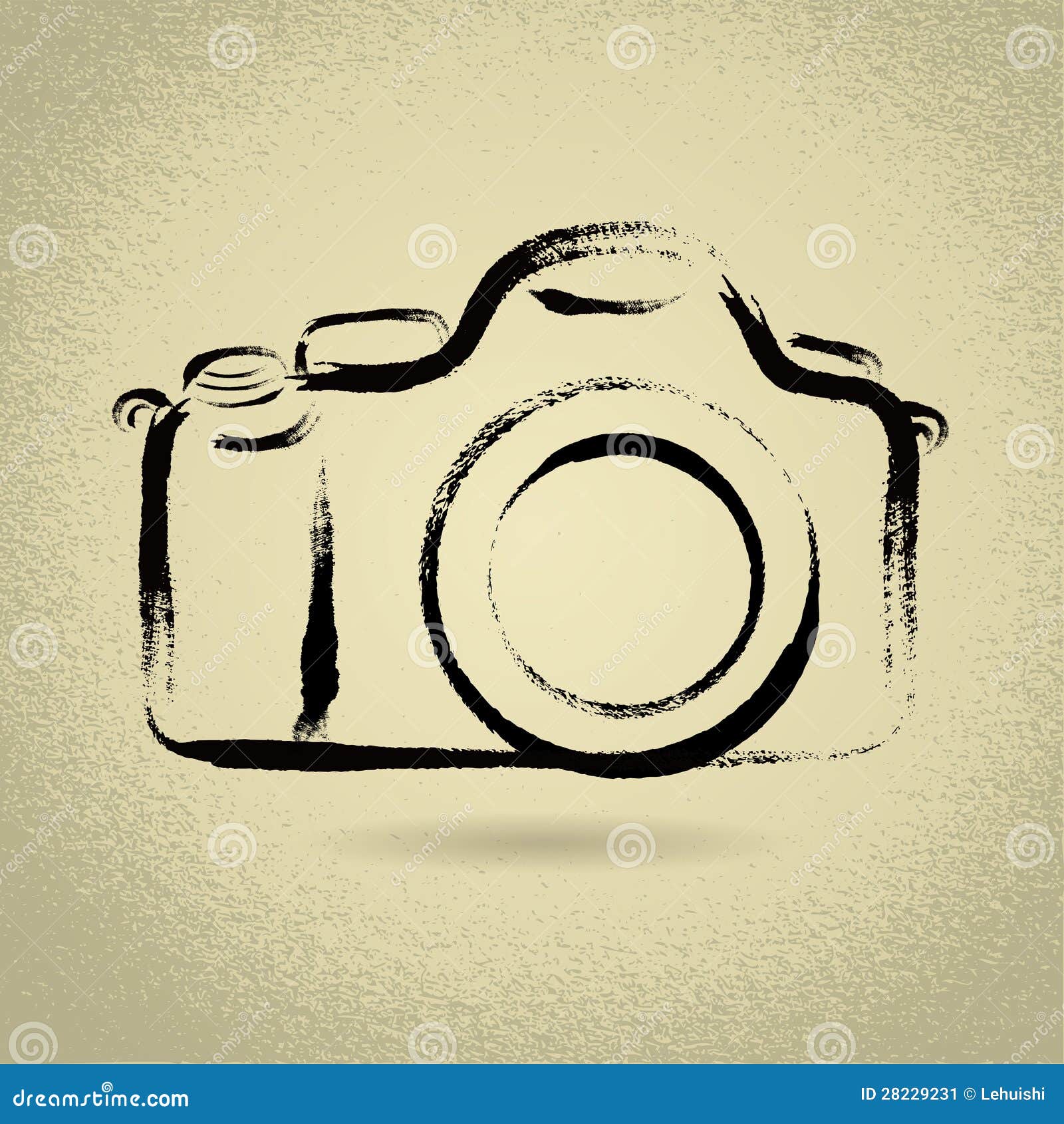 DSLR Camera Digital Vector, One Continuous Single Line Drawing ...