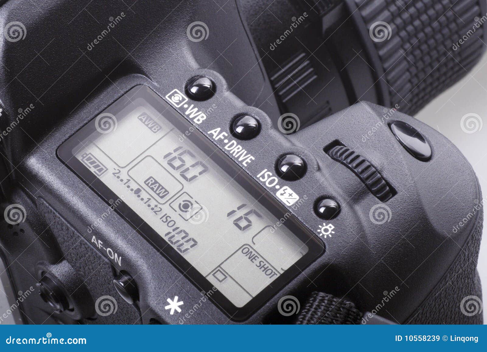 DSLR camera close-up. stock image. Image of focus, pixel - 10558239