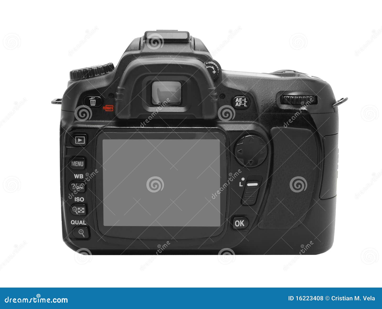 Dslr camera display stock photo. Image of reflex, speed - 16223408