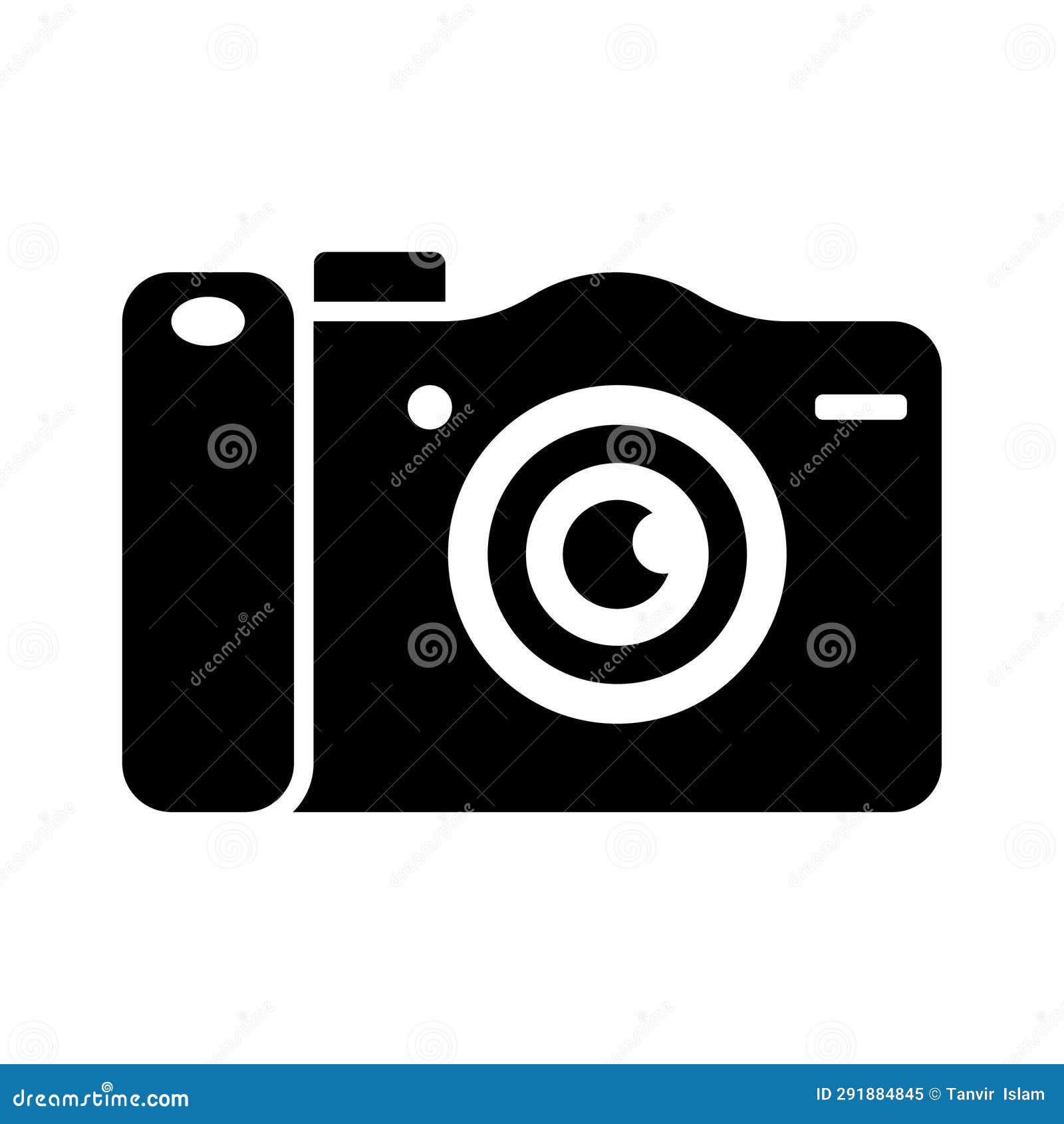DSLR Camera Icon stock illustration. Illustration of symbol - 291884845