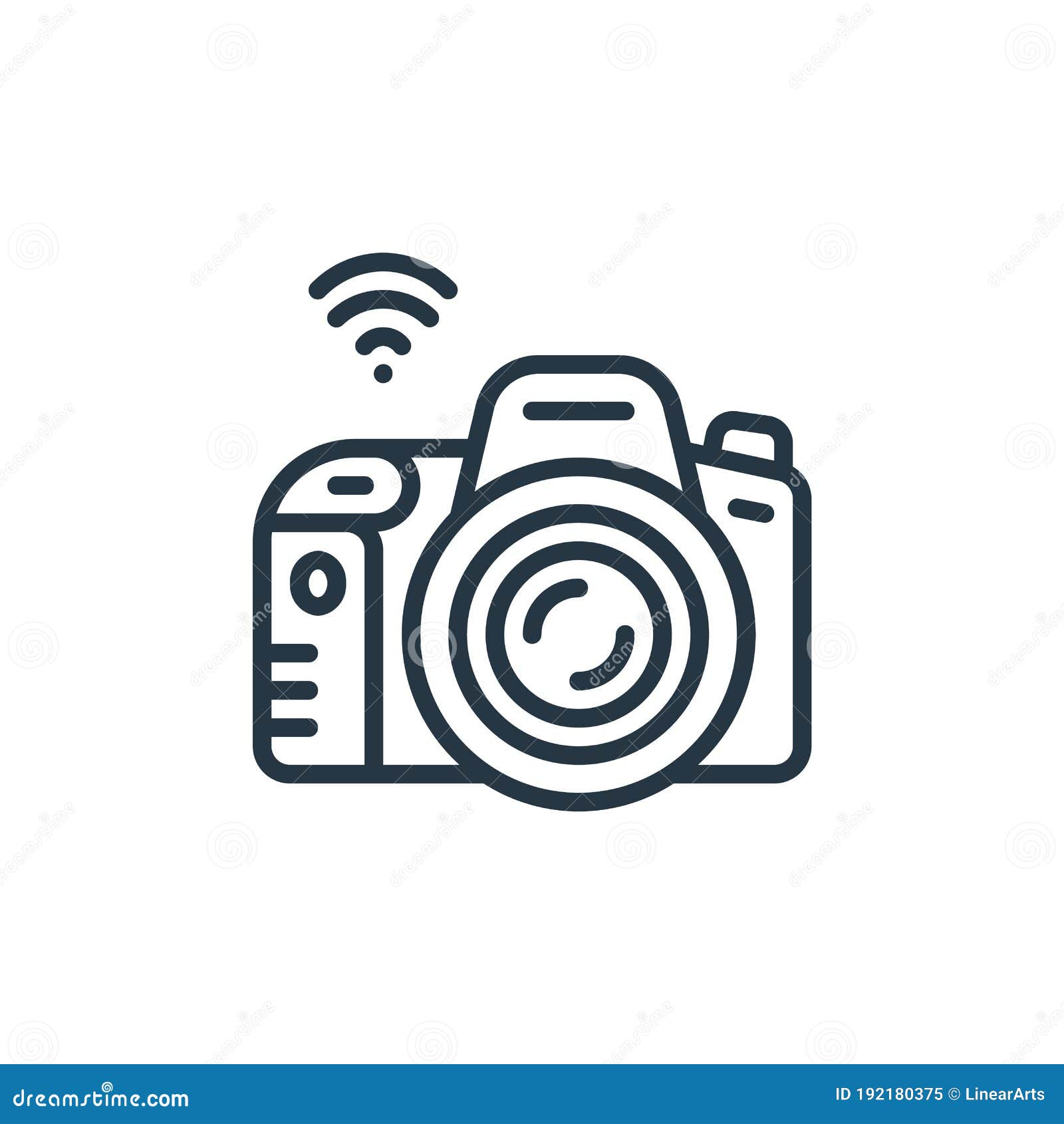 Dslr Camera Icon Vector from Internet of Things Concept. Thin Line ...