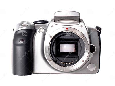 Dslr camera without lens stock image. Image of manual - 10942795