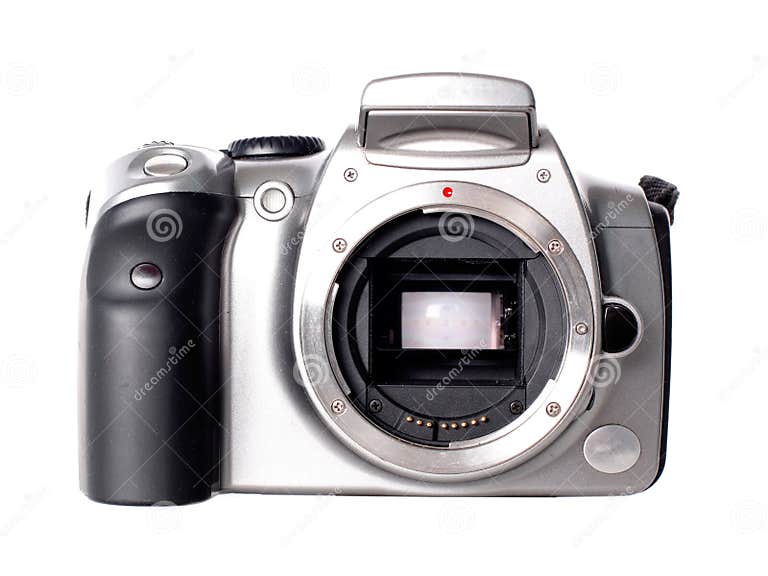 Dslr camera without lens stock image. Image of manual - 10942795
