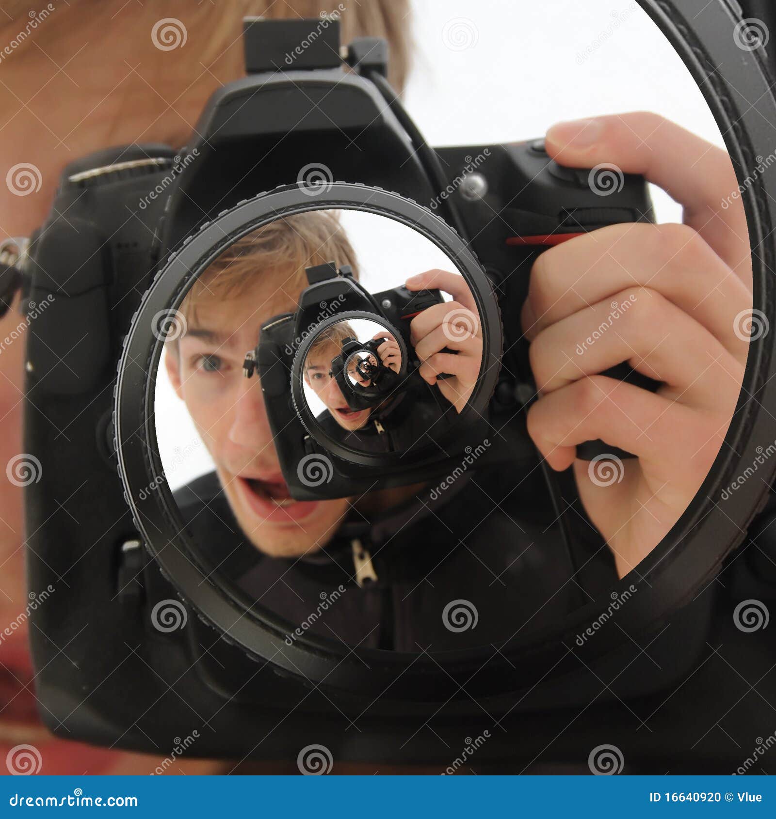 DSLR Camera Spiral Twirl stock photo. Image of artistic - 16640920