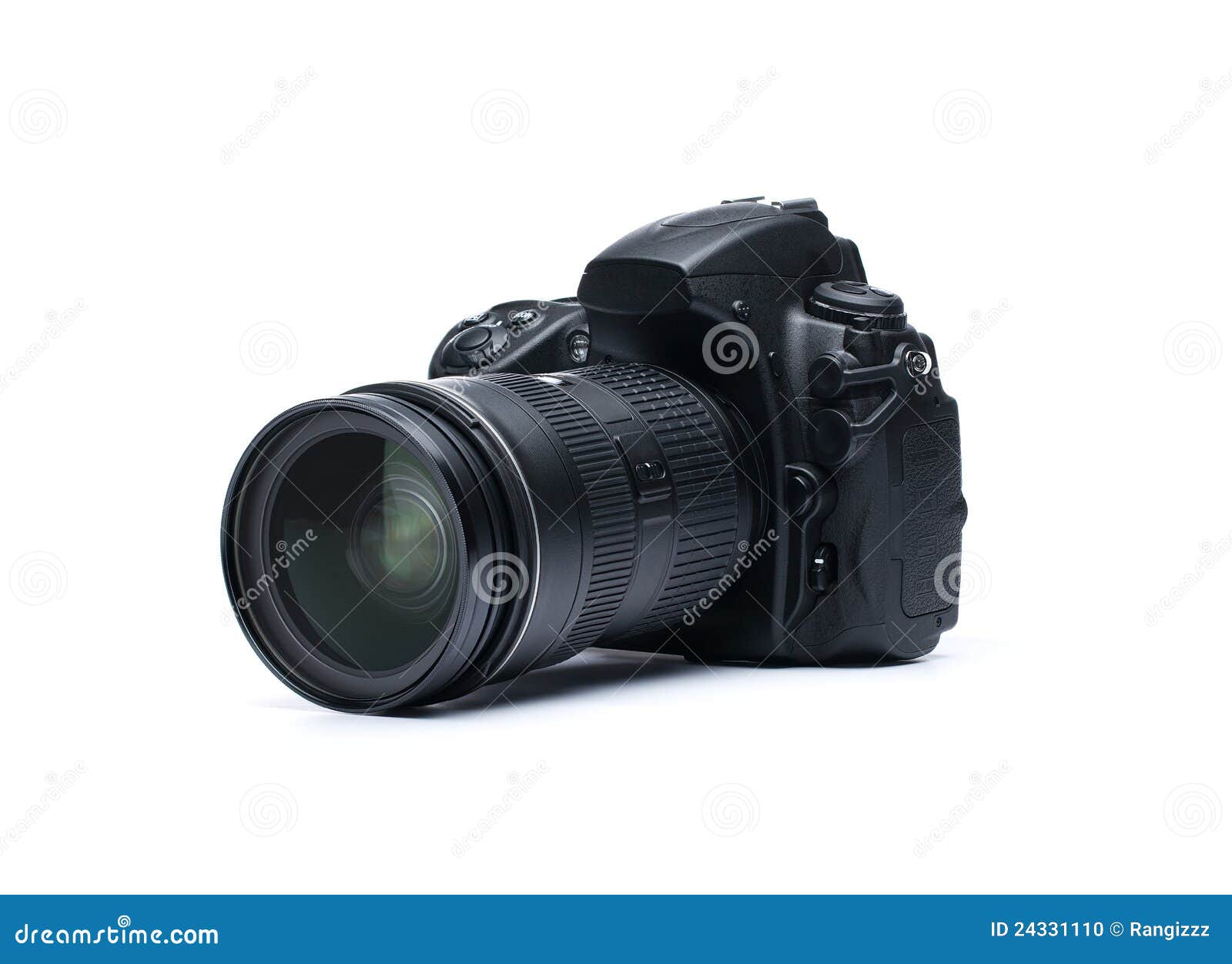 DSLR camera on white stock photo. Image of photographer - 24331110