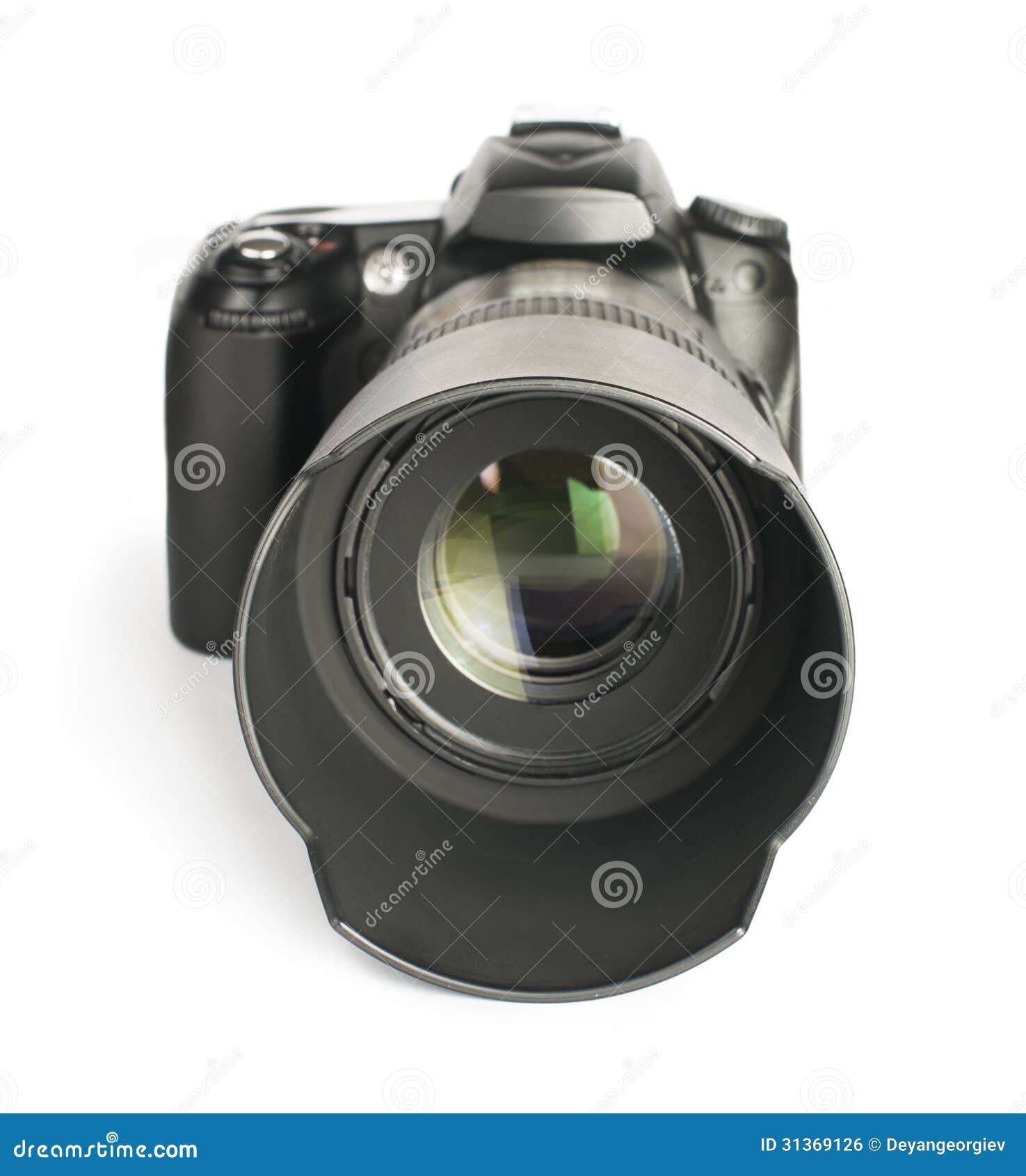 DSLR camera white stock photo. Image of black, equipment - 31369126