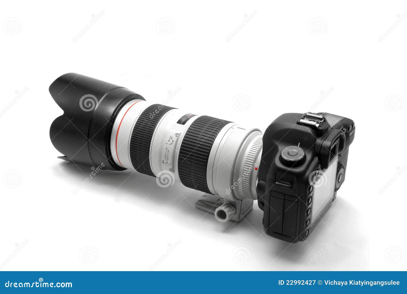 DSLR Digital Camera Lens stock image. Image of technology - 22992427