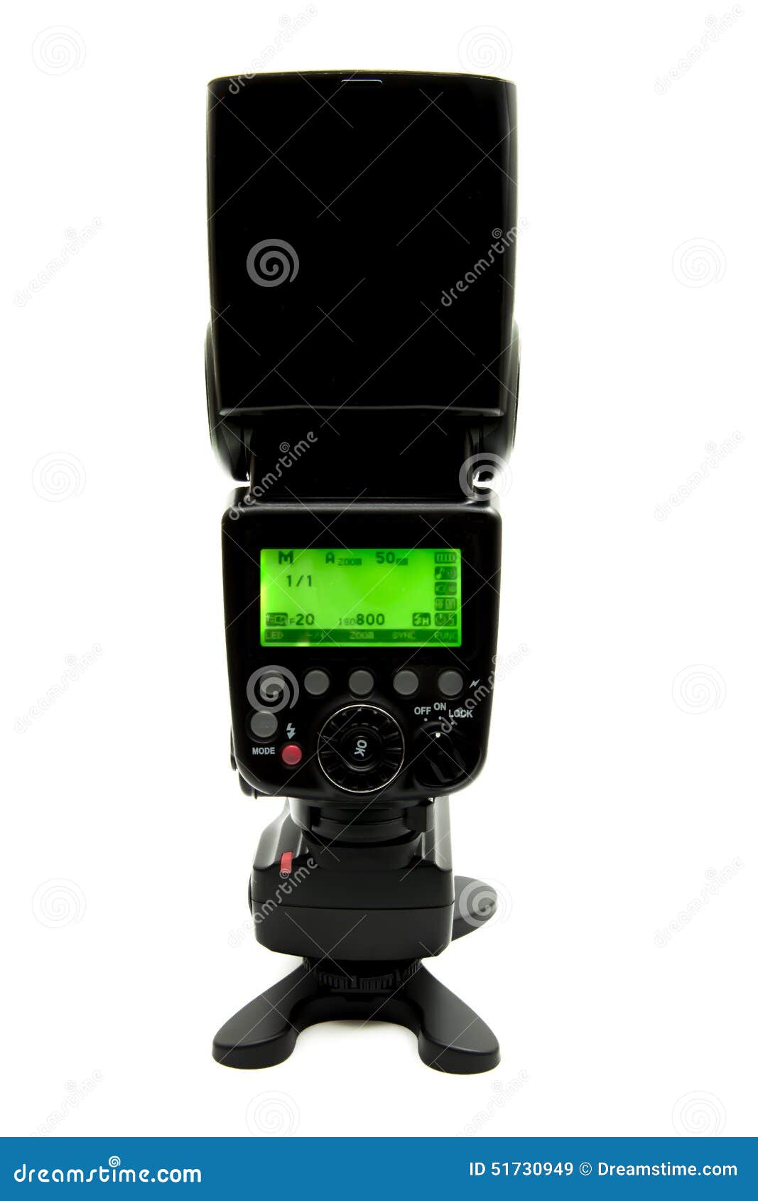 Dslr flash stock image. Image of macro, black, light - 51730949