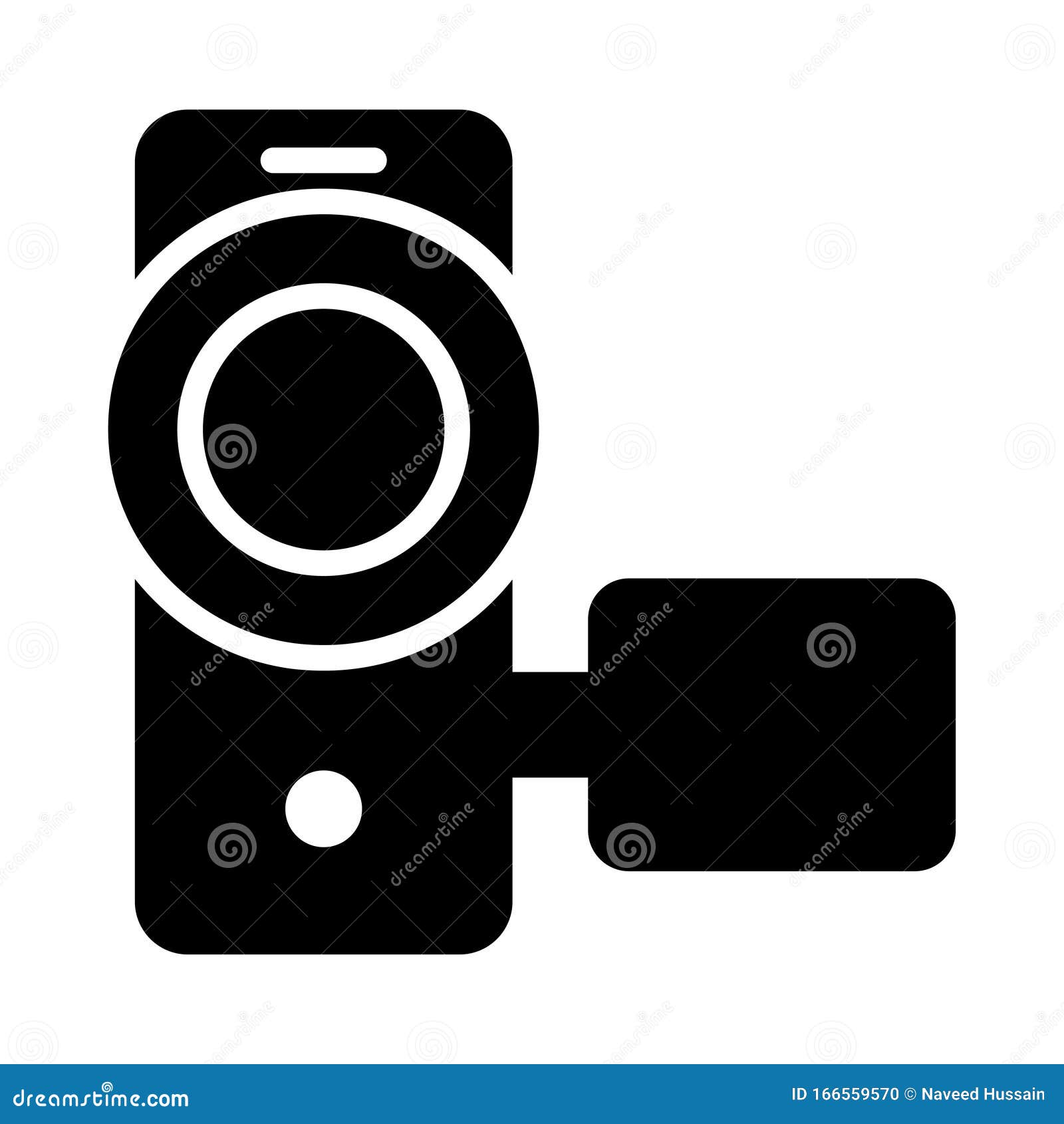 DSLR Vector Glyph Flat Icon Stock Illustration - Illustration of pack ...