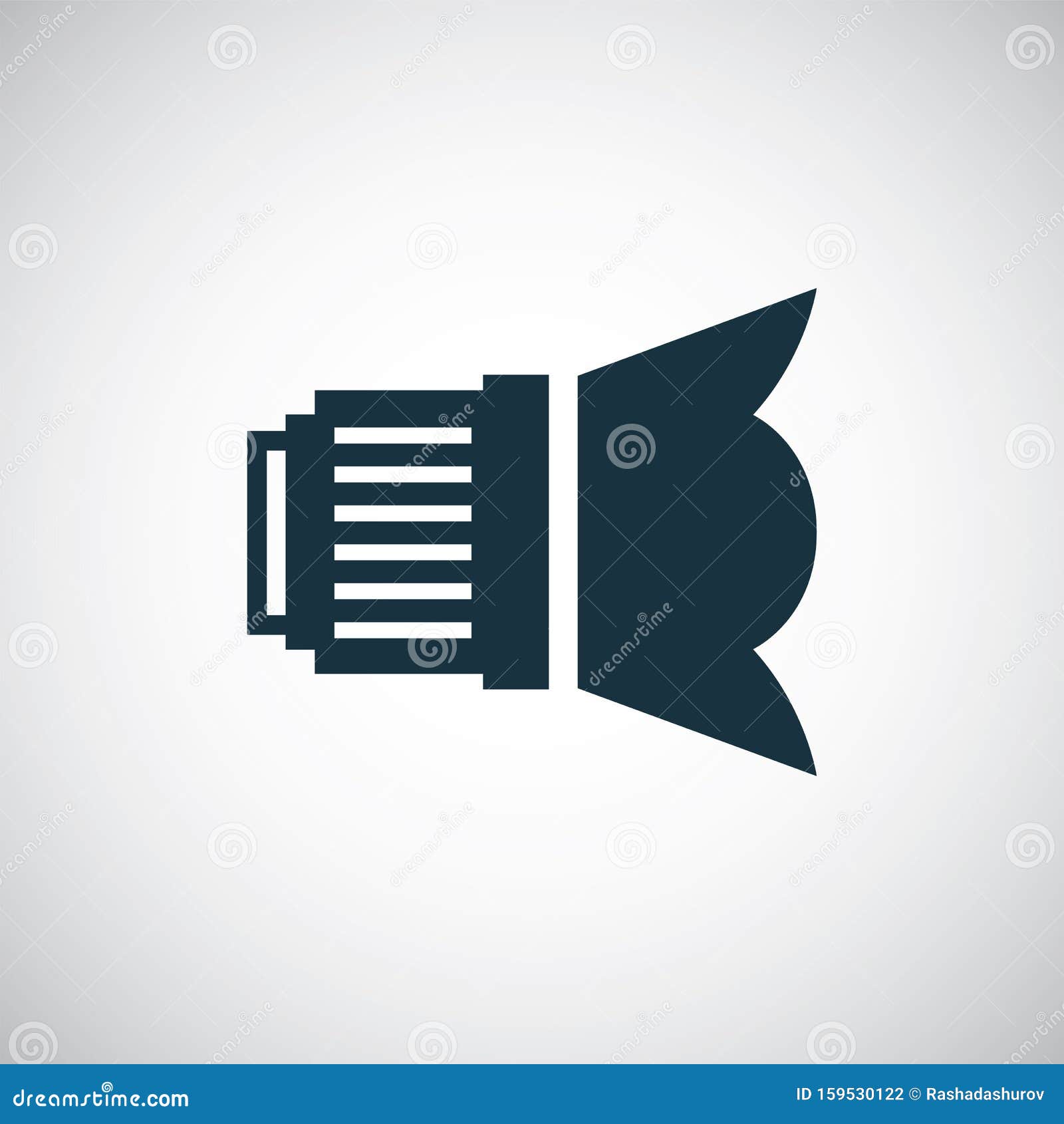Dslr lens icon for web and stock vector. Illustration of video - 159530122