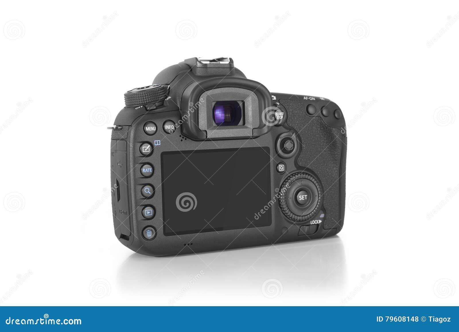 DSLR Professional Photo Camera Stock Photo - Image of shoot ...