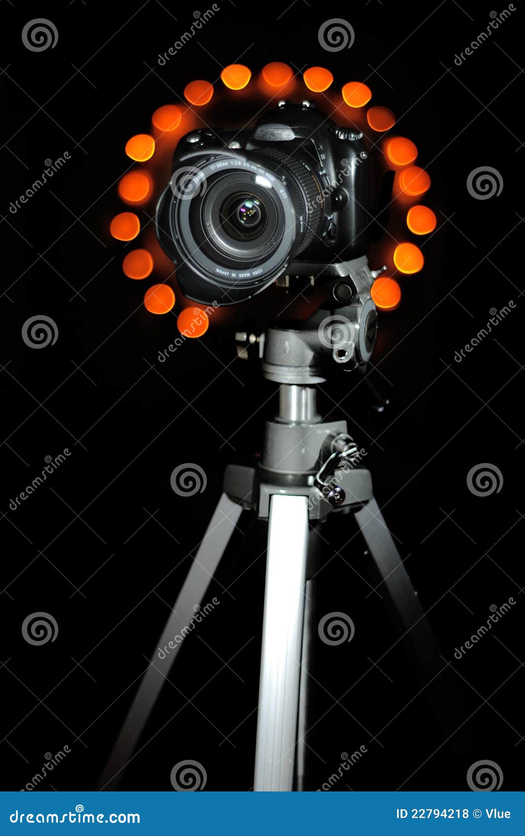 DSLR on a tripod stock photo. Image of digital, profession - 22794218