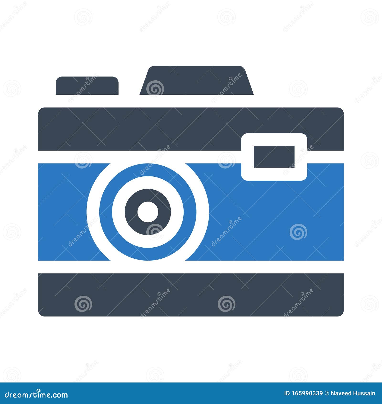 DSLR Vector Glyph Color Icon Stock Illustration - Illustration of ...