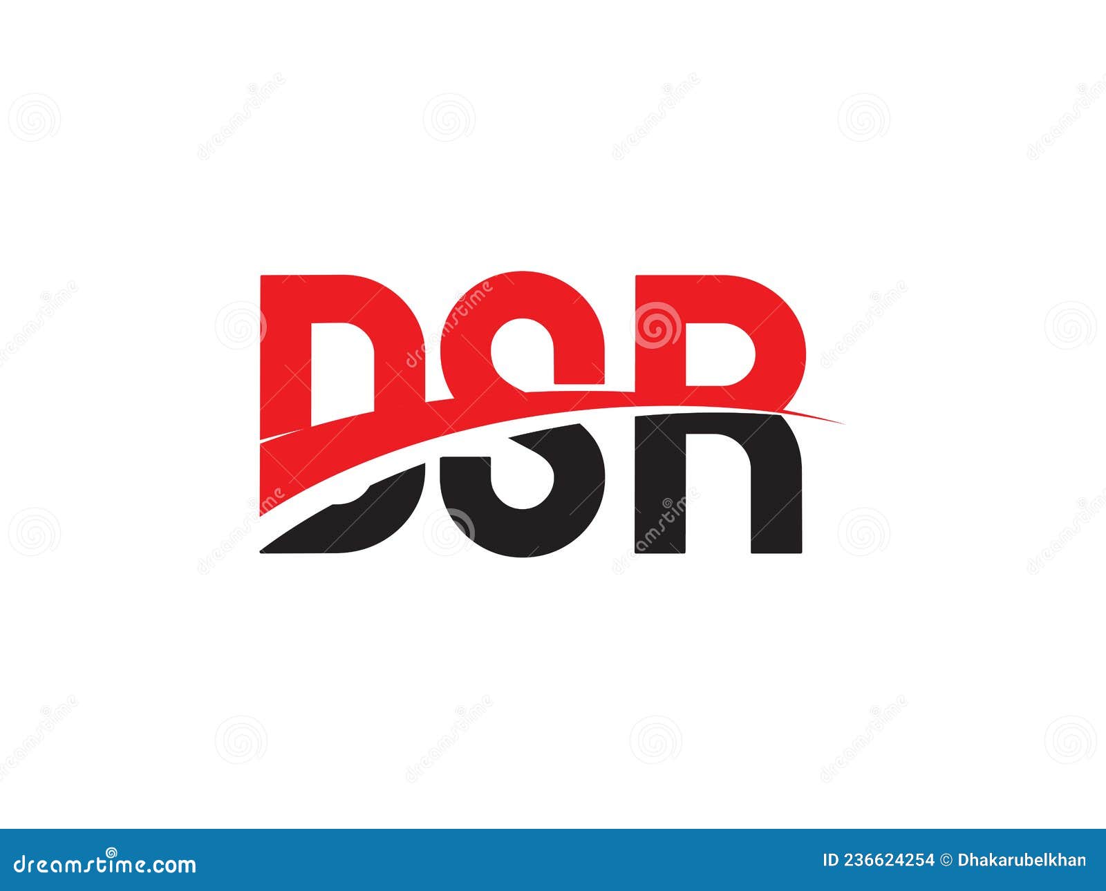 DSR Letter Initial Logo Design Vector Illustration Stock Vector ...