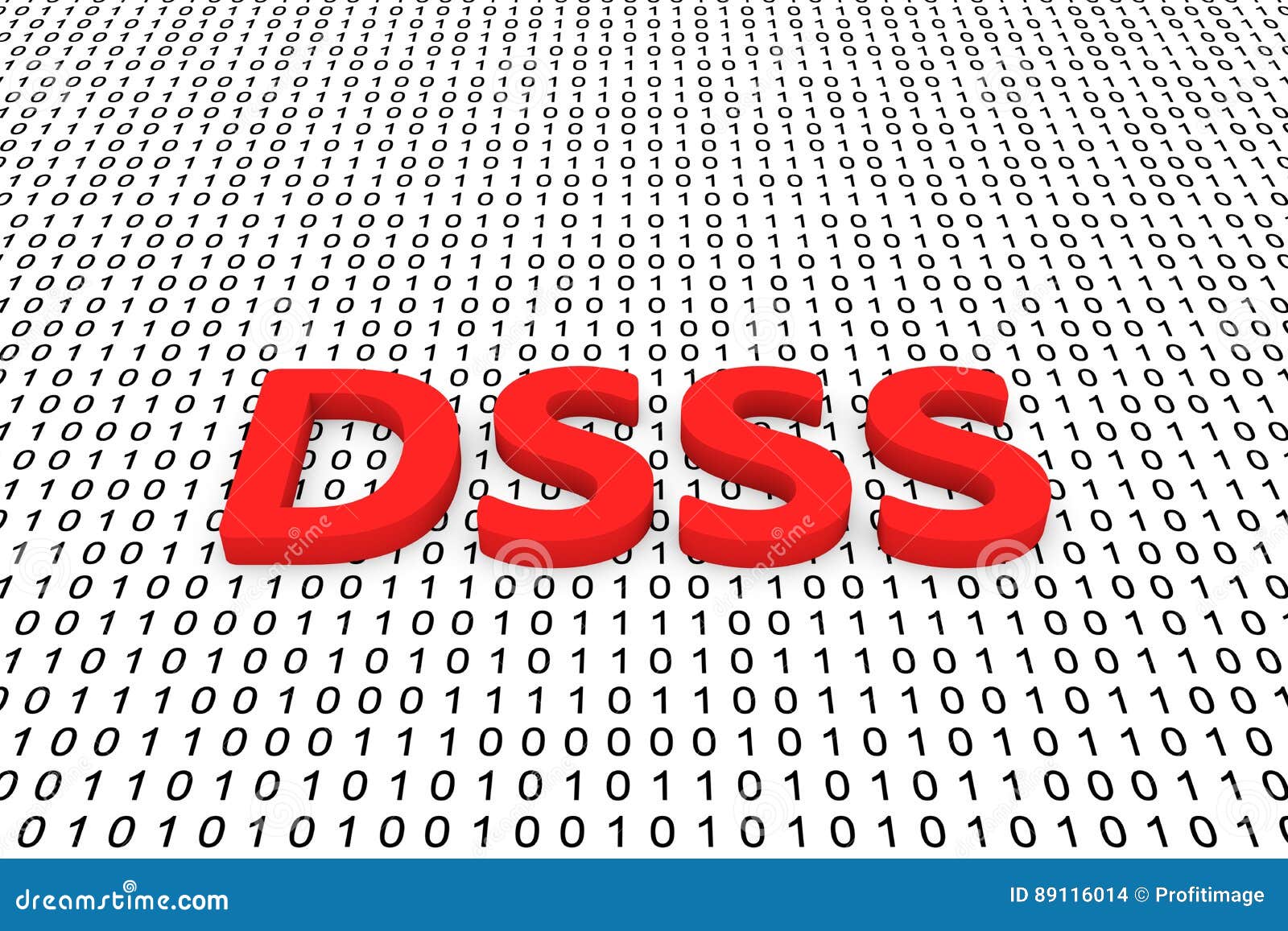 DSSS stock illustration. Illustration of tech, number - 89116014