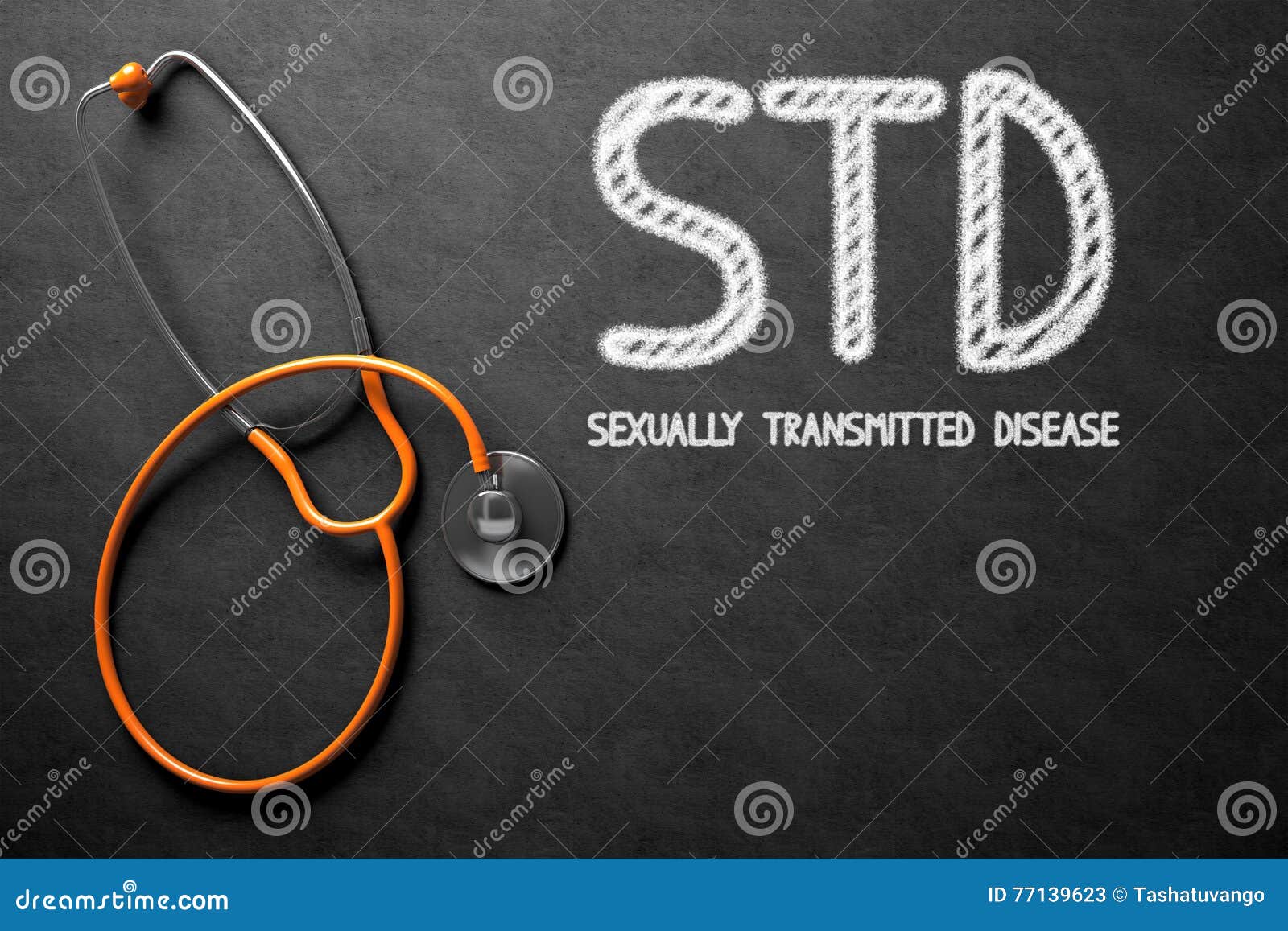 DST Manuscrit Sur Le Tableau Illustration 3D Illustration Stock ...