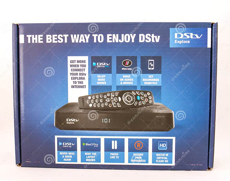 DSTV Decoder Available in South Africa Editorial Photo - Image of ...