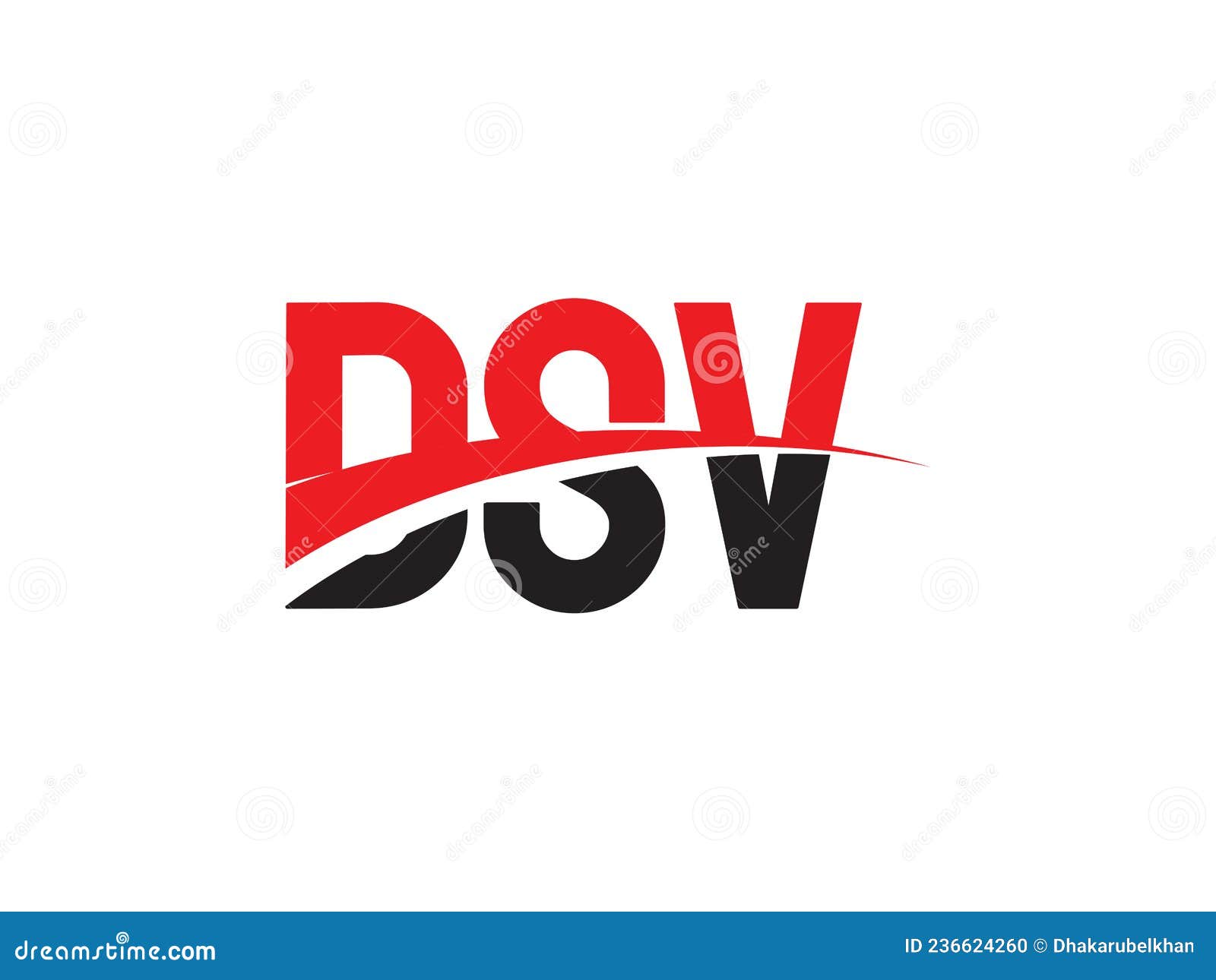 DSV Letter Initial Logo Design Vector Illustration Stock Vector ...