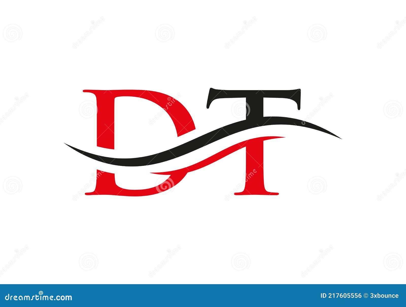 DT Letter Linked Logo for Business and Company Identity. Initial Letter ...