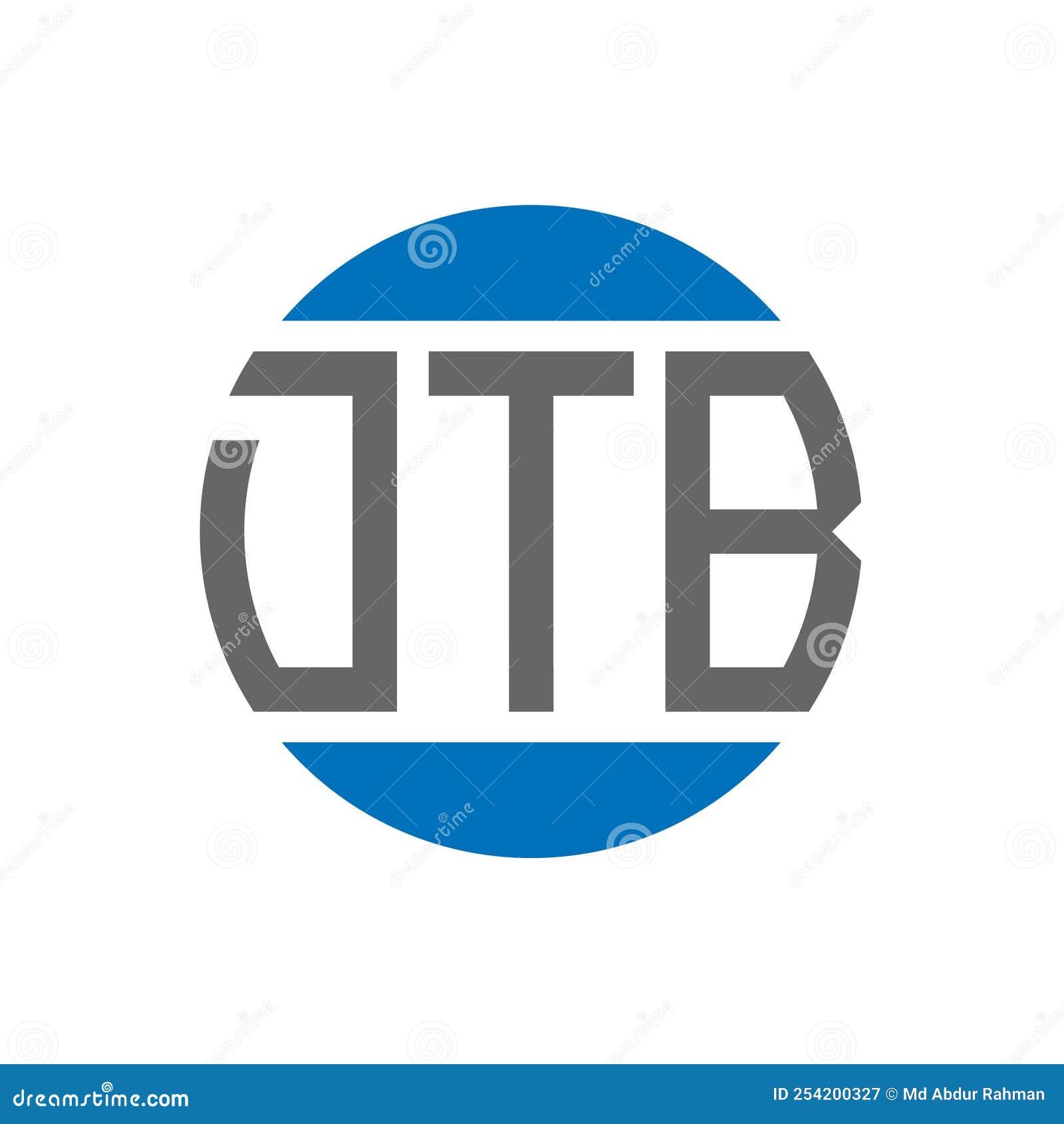 DTB Letter Logo Design on White Background. DTB Creative Initials ...