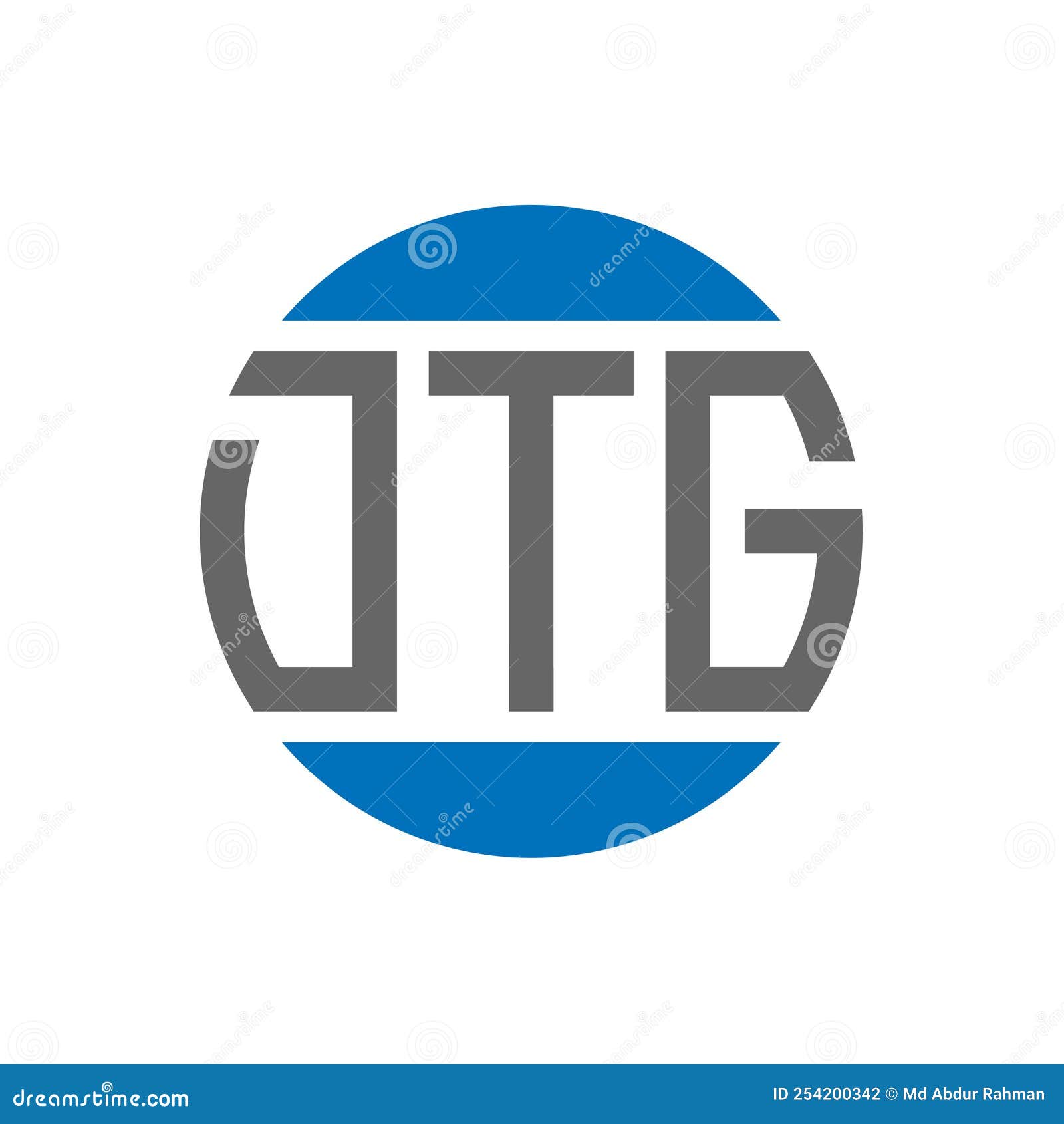 DTG Letter Logo Design on White Background. DTG Creative Initials ...
