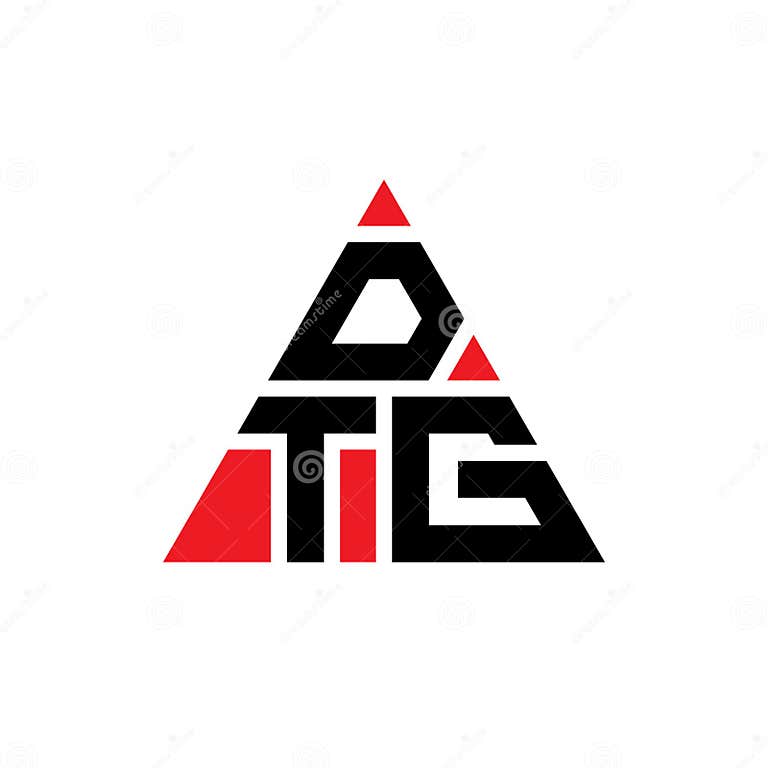 DTG Triangle Letter Logo Design with Triangle Shape. DTG Triangle Logo ...