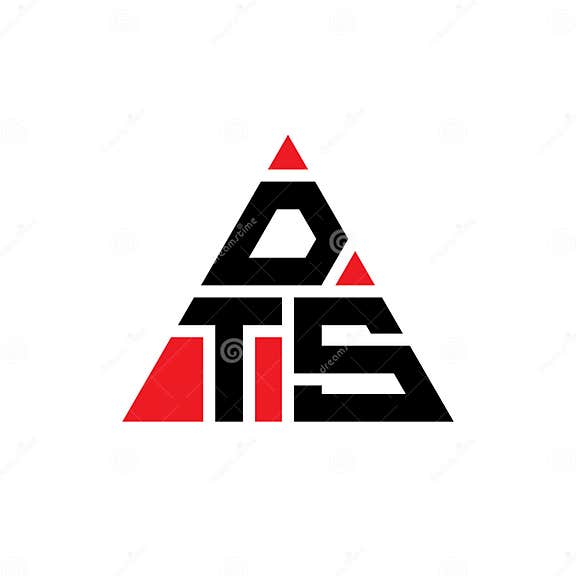DTS Triangle Letter Logo Design with Triangle Shape. DTS Triangle Logo ...