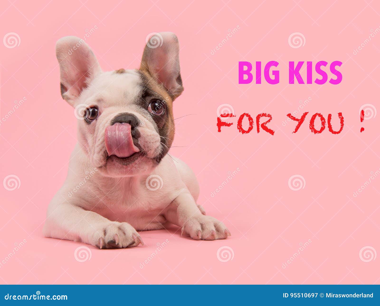 Duży buziak dla ciebie obraz stock. Obraz złożonej z usta - 95510697