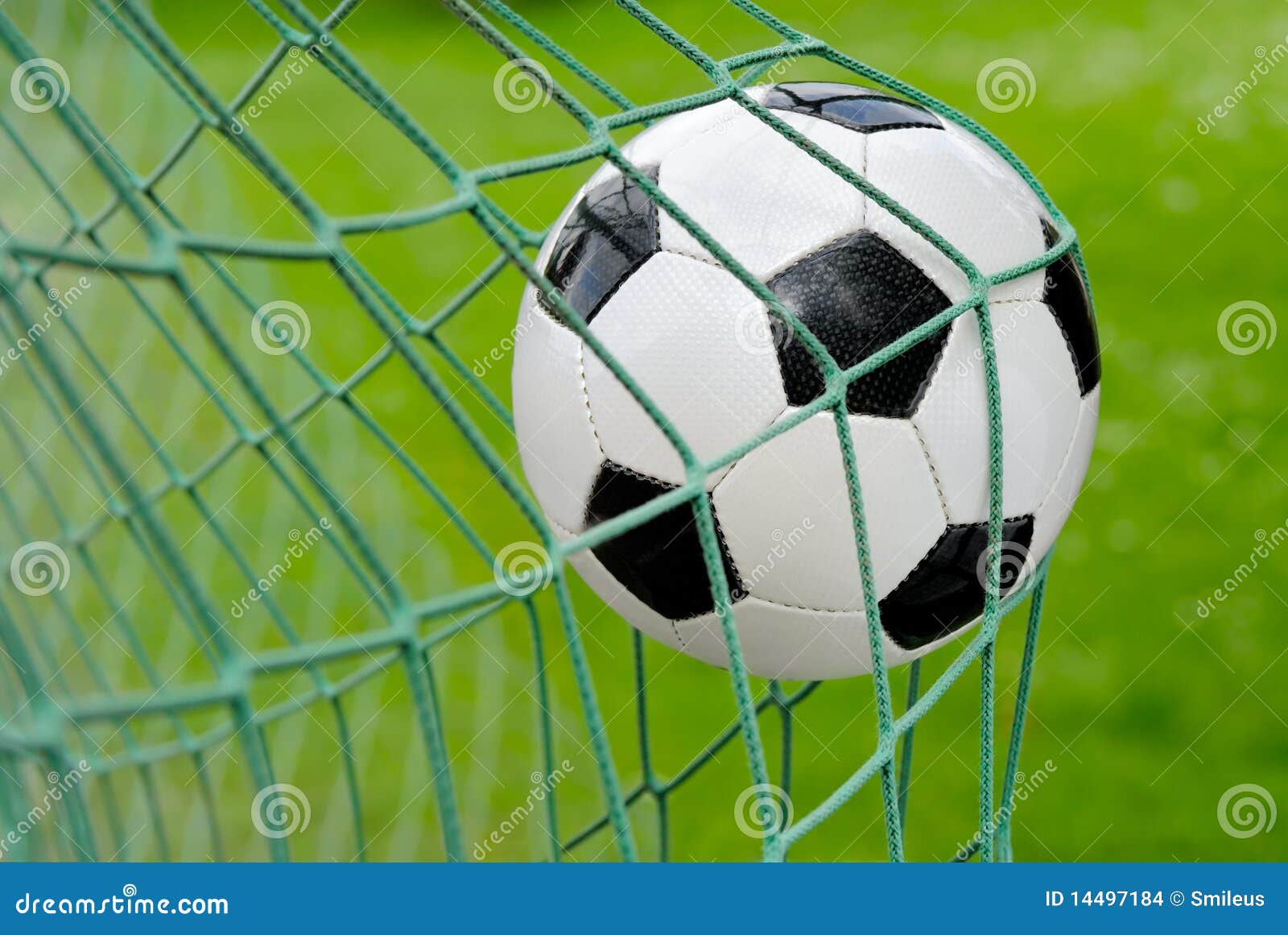 But du football ! photo stock. Image du pelouse, bille - 14497184