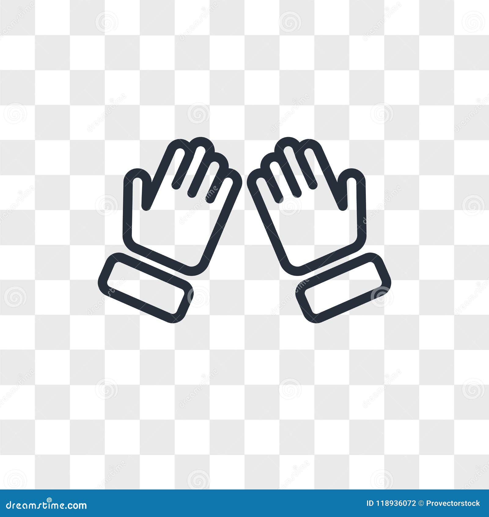 Dua Icon on Transparent Background, Dua Logo Design Stock Illustration ...