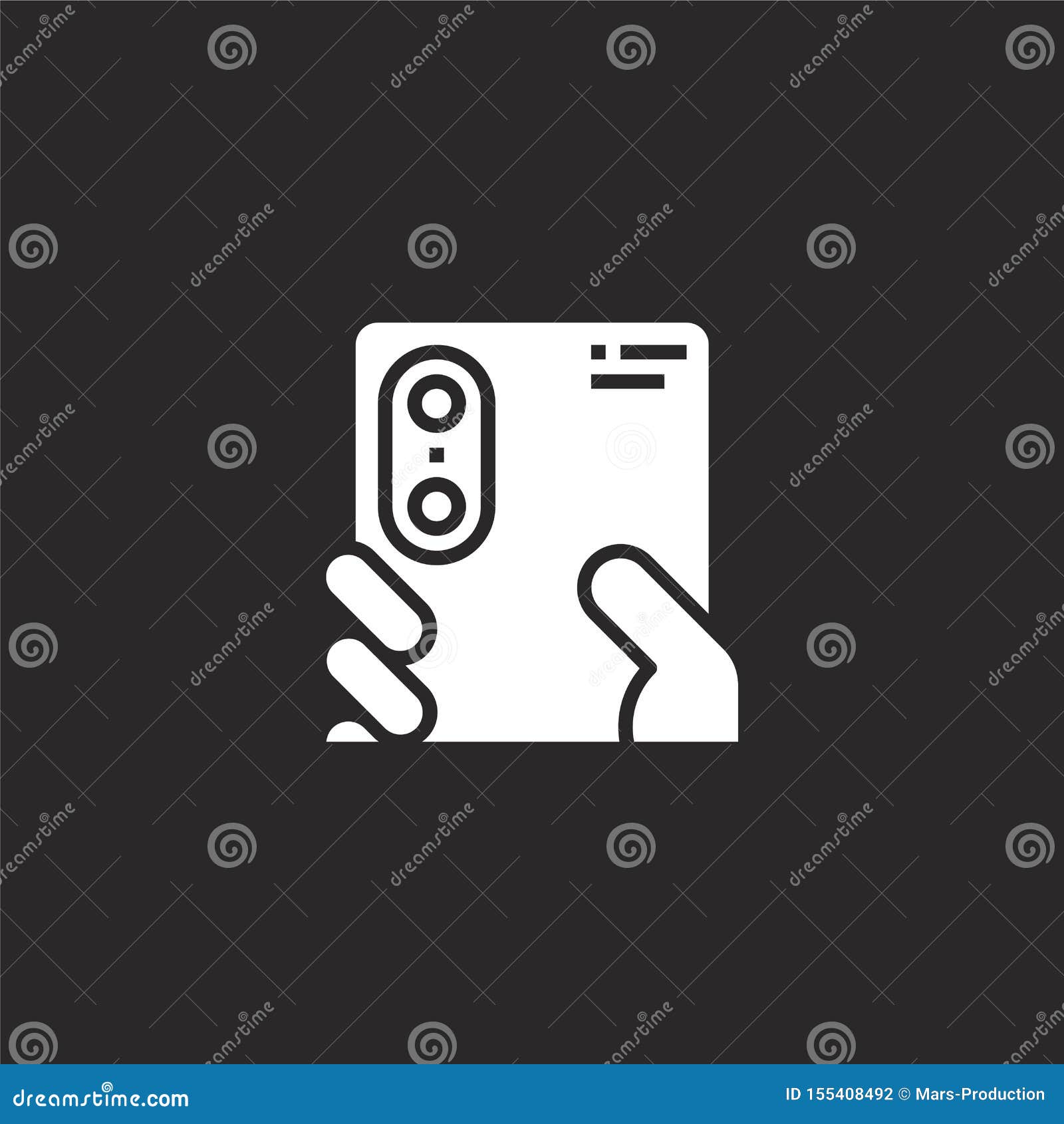 Dual Camera Icon. Filled Dual Camera Icon for Website Design and Mobile ...