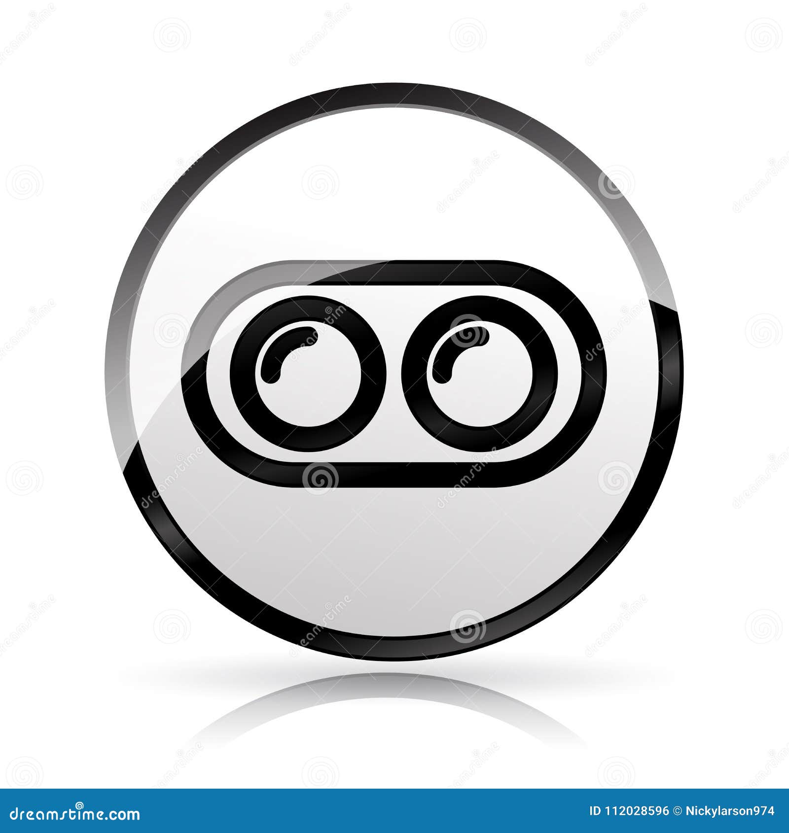 Dual Camera Icon on White Background Stock Vector - Illustration of ...