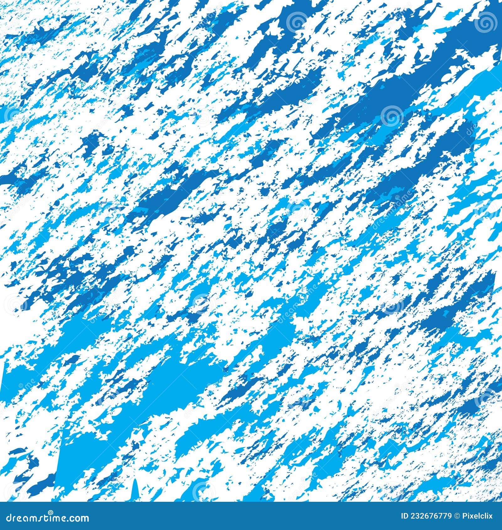 Dual Color Blue Paint Spray Texture Effect - EPS 10 Vector. Stock ...