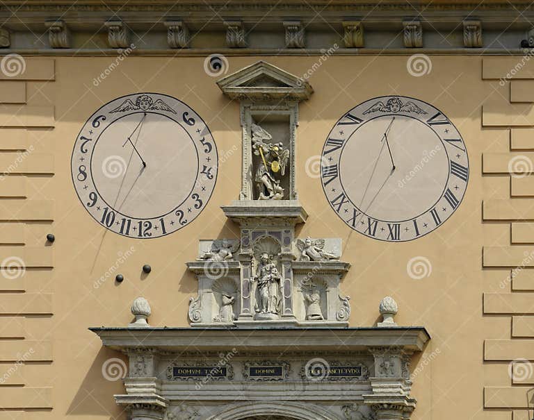 Dual Dials stock image. Image of numbers, catholic, polish - 1825607