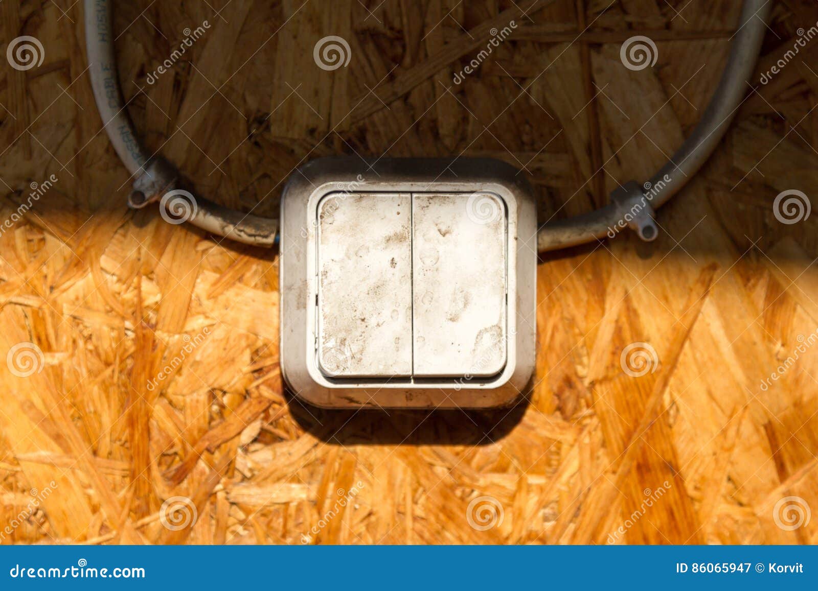 Dual electrical switch stock image. Image of electricity - 86065947