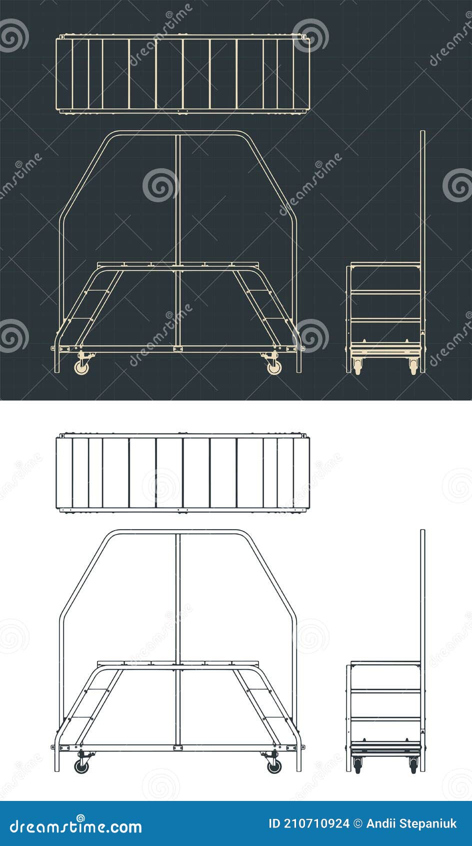 Entry Ladder To The Ladder On Mount Olympus Royalty-Free Cartoon ...