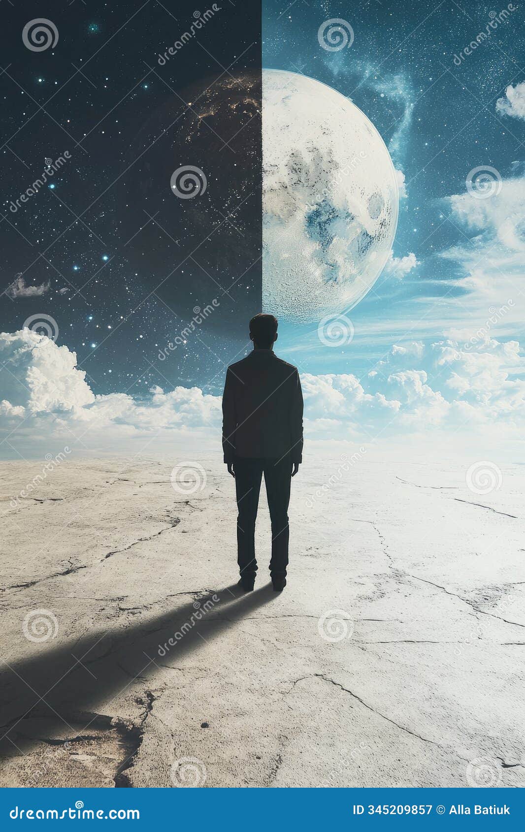 Dual Existence: an Artistic Depiction of a Parallel Universe, Blending ...