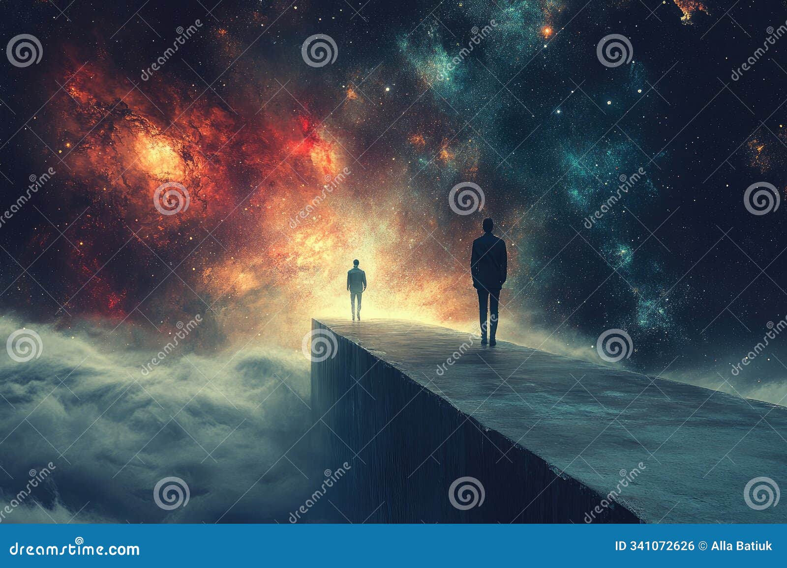 Dual Existence: an Artistic Depiction of a Parallel Universe, Blending ...