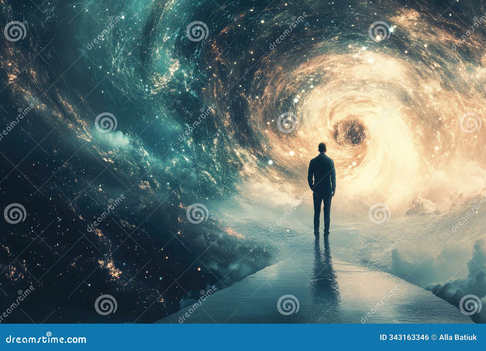 Dual Existence: an Artistic Depiction of a Parallel Universe, Blending ...