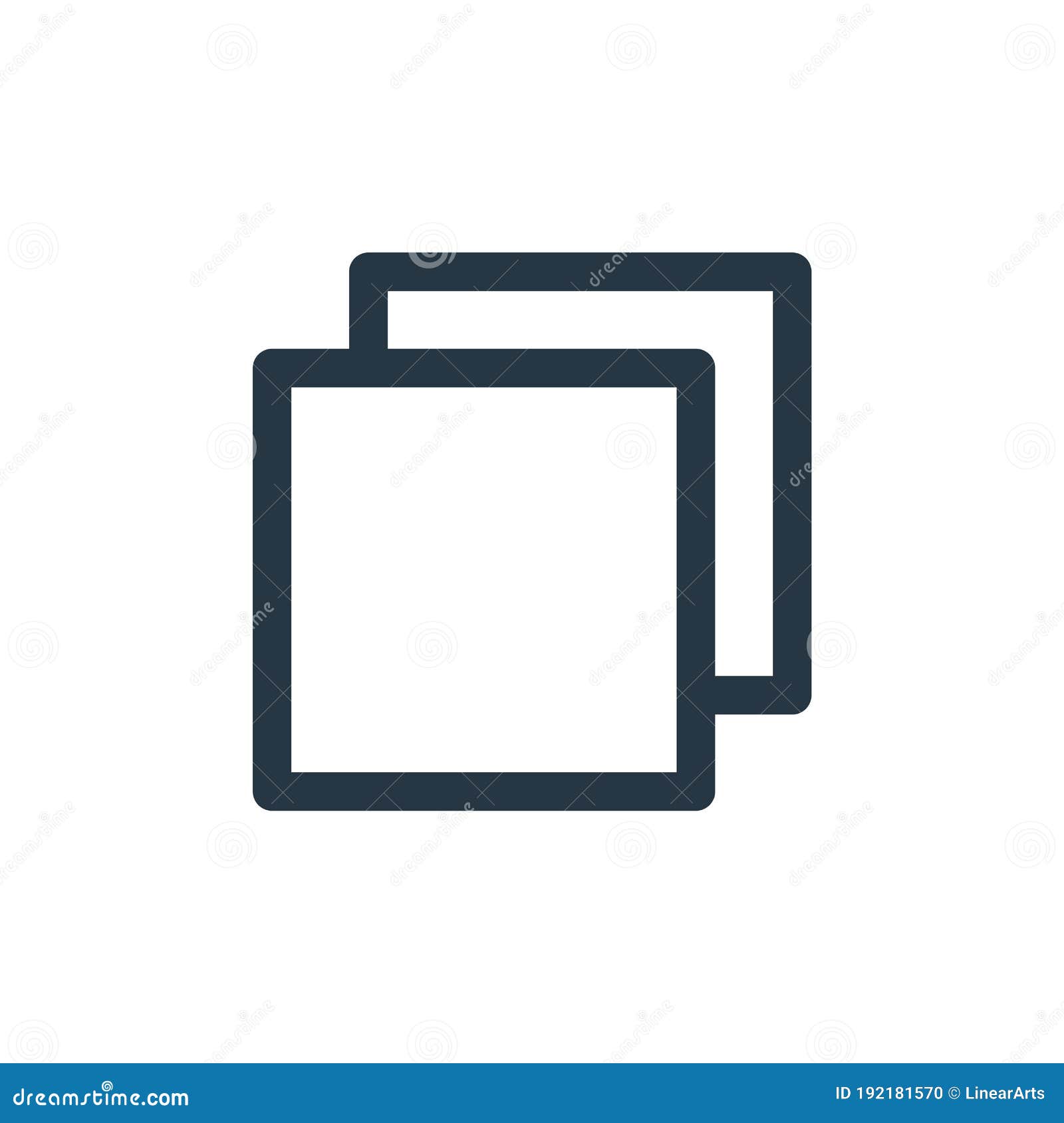Dual Icon Vector from Smartphone Ui Ux Part Concept. Thin Line ...