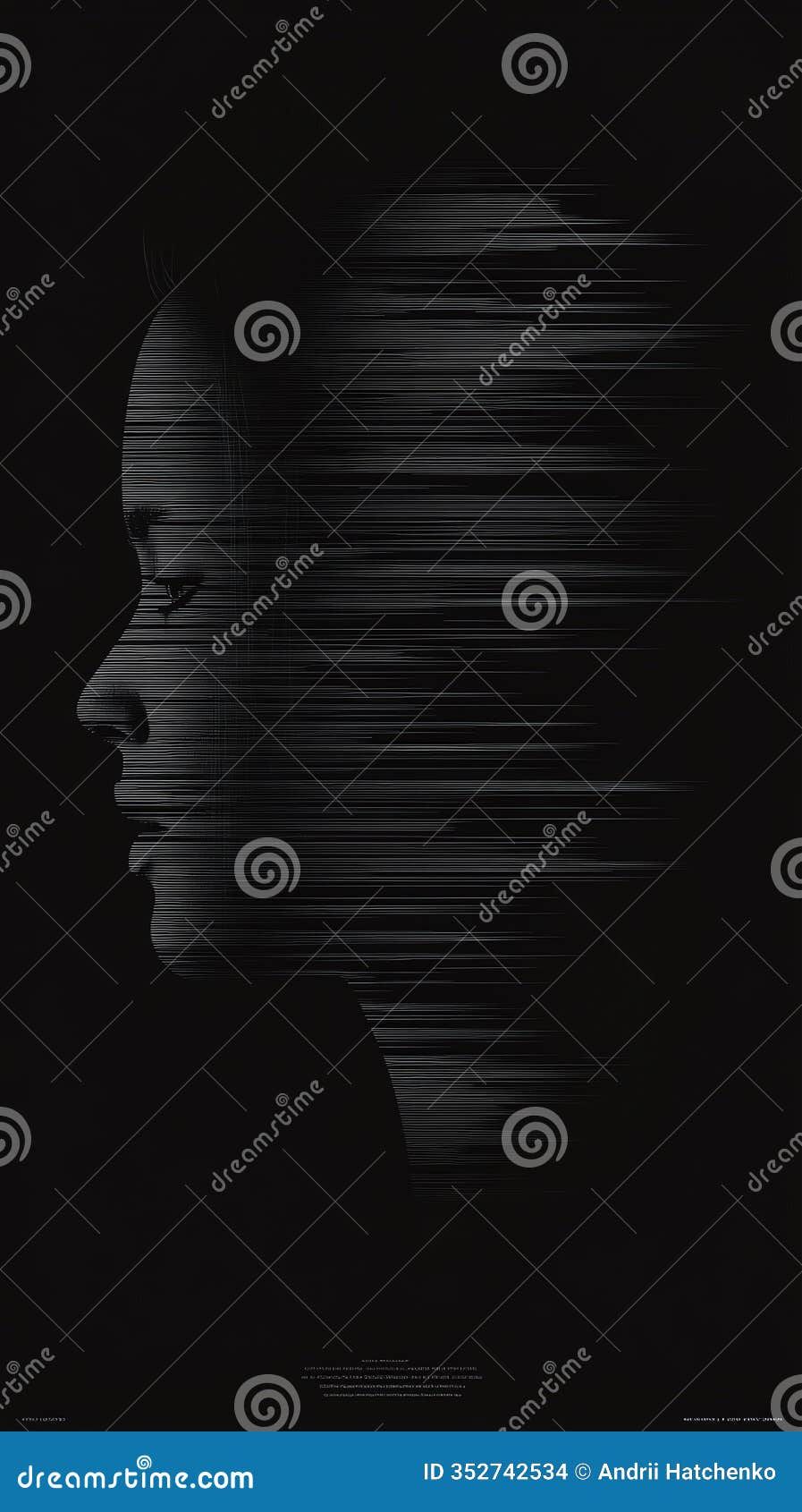 A Dual-layered Design Featuring Translucent Black Overlay with Text ...