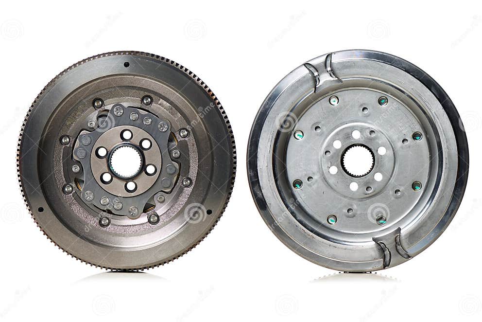 Dual-Mass Flywheel Front and Back View Stock Image - Image of ...