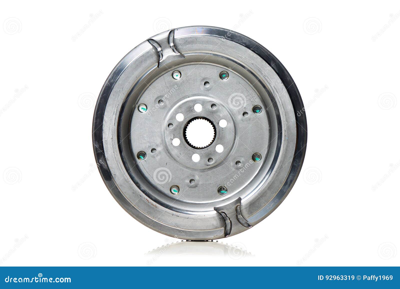 Dual-Mass Flywheel Front View Stock Image - Image of gearwheel, full ...